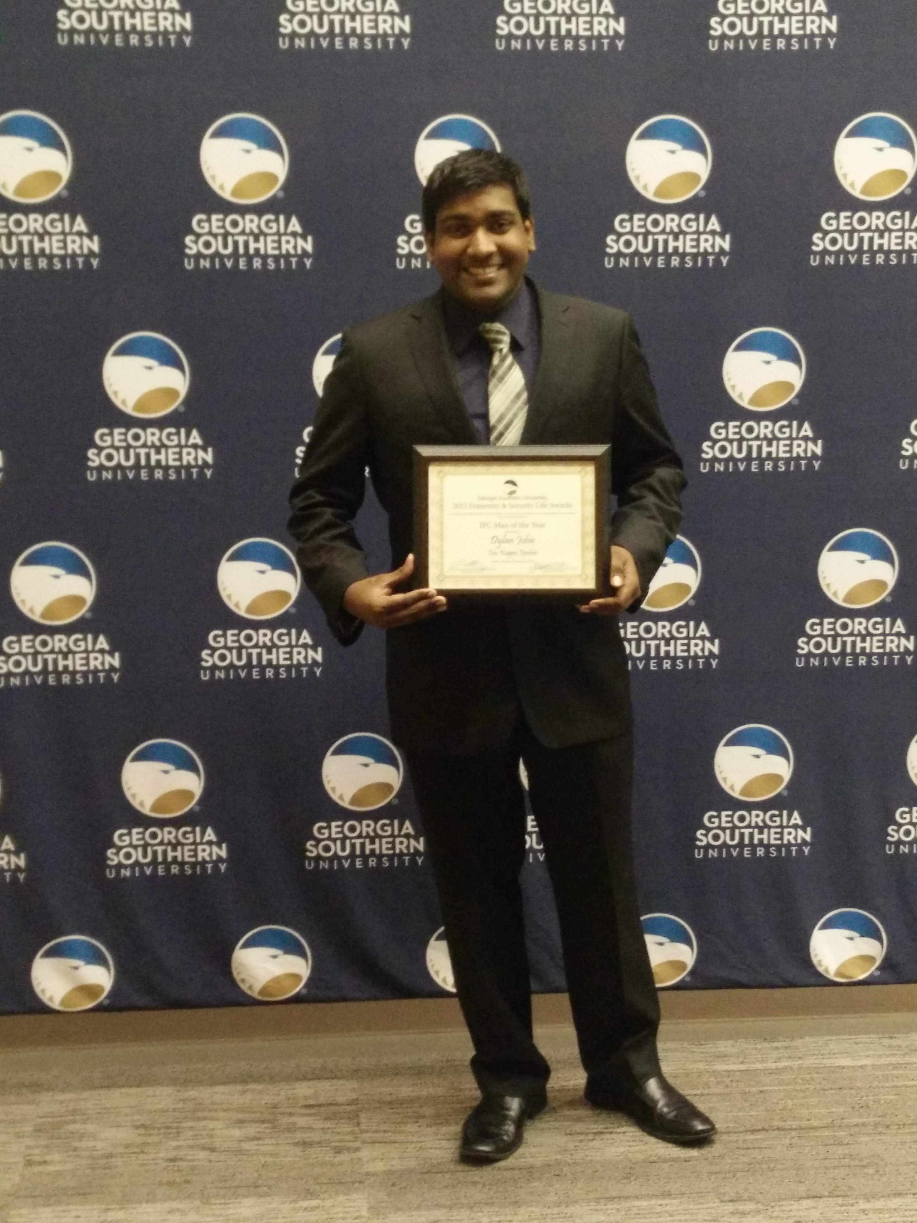 Frater Dylan John Named IFC Man of the Year at Georgia Southern