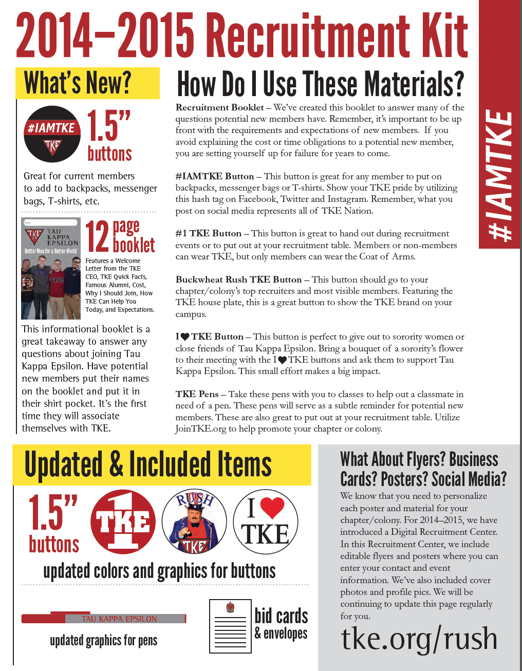 Fall Recruitment Packages Available - Order Today | TKE.org